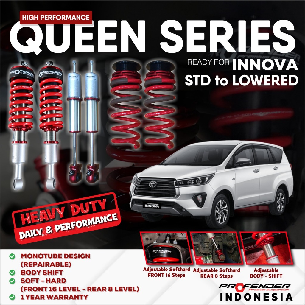 Jual PROMO !!! [QUEEN SERIES] Suspensi Shockbreaker PROFENDER MONOTUBE ...