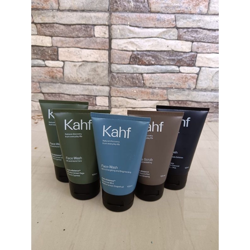 Jual kahf facial wash 100ml / kahf face wash 100ml / kahf cuci wajah ...