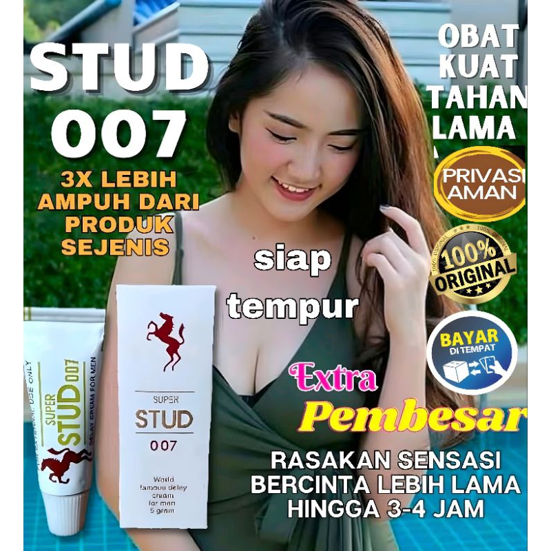 Jual CREAM STUD 007 OLES ORIGINAL CREAM KUAT PRIA ATASI EJAKULASI DINI BIKIN STRONG BERJAM JAM ...