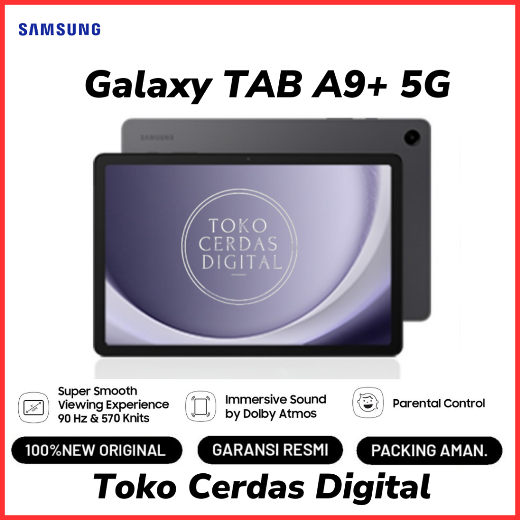 Jual Samsung Galaxy Tab A9+ 5G 8/128GB / Tablet A9 Plus 5G Garansi Resmi 12 Bulan | Shopee Indonesia