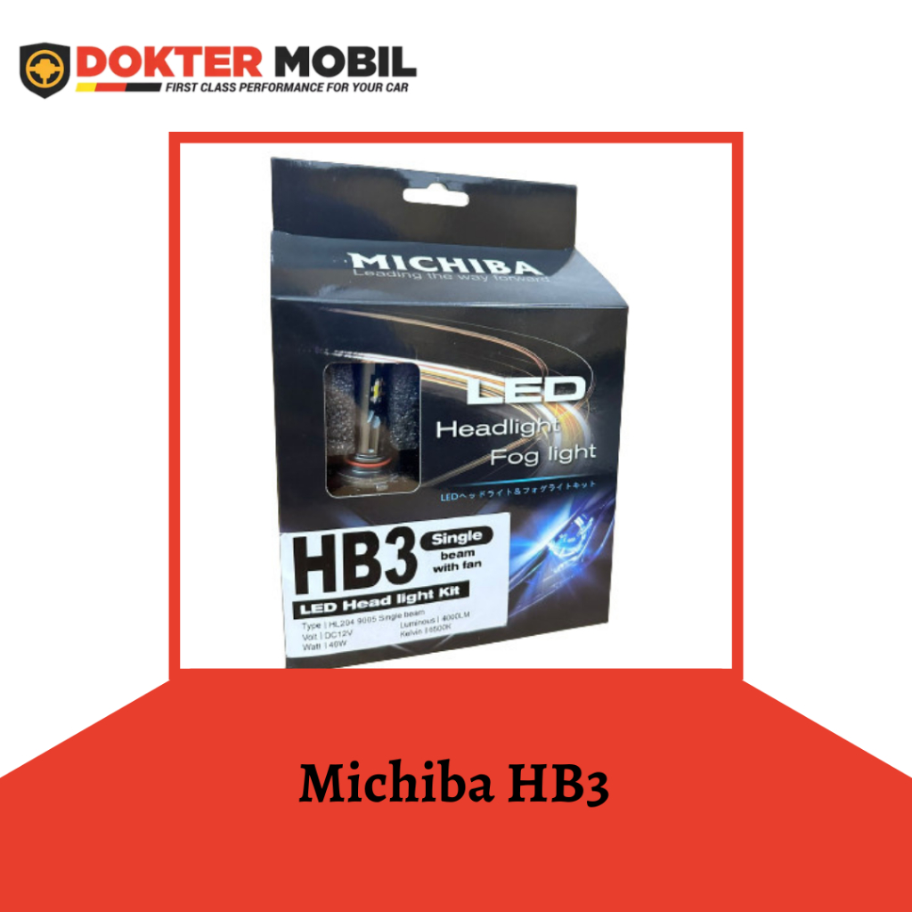 Jual Lampu LED Michiba HB3 Headlight Fog Light Bergaransi | Shopee ...