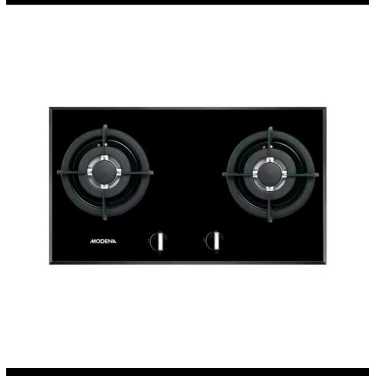 Jual Kompor Gas Tanam Modena BH 0725 / Bh 2725 Gabk / 2 tungku Hitam ...