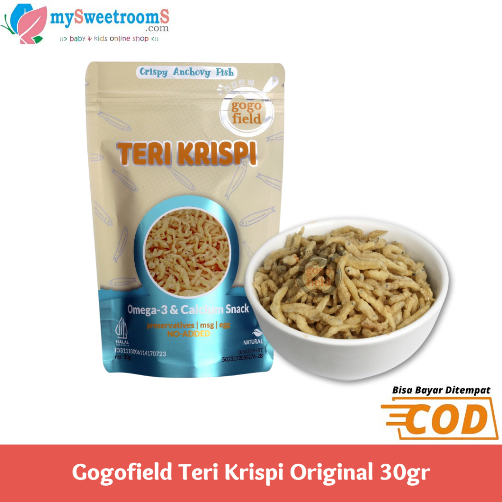 Jual Teri Crispy Original NON MSG Ikan Teri Kering Crunchy Teri Krispi ...
