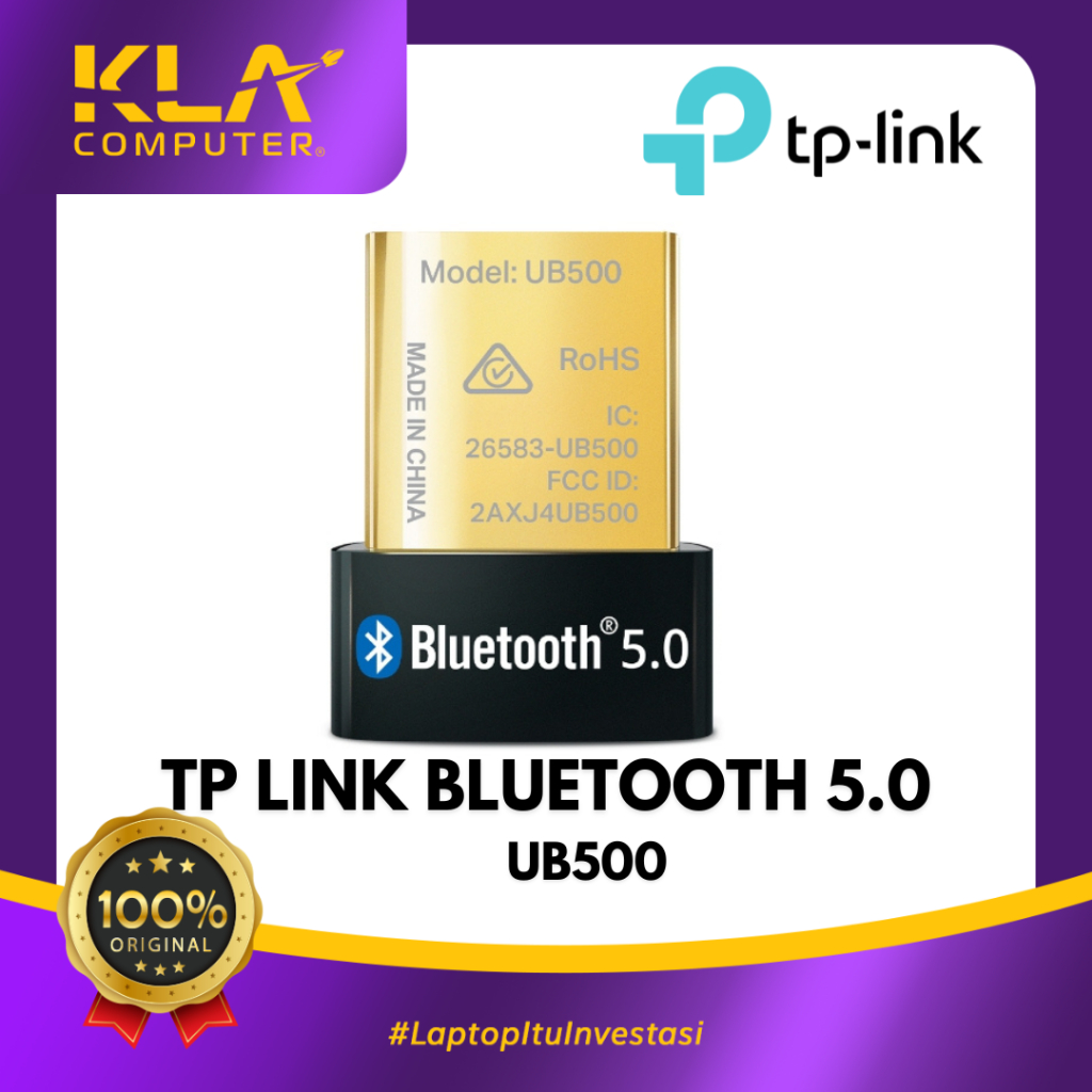 Jual TP-LINK BLUETOOTH UB500 BLUETOOTH 5.0 NANO USB ADAPTER For Desktop Laptop Dongle UB500 ...