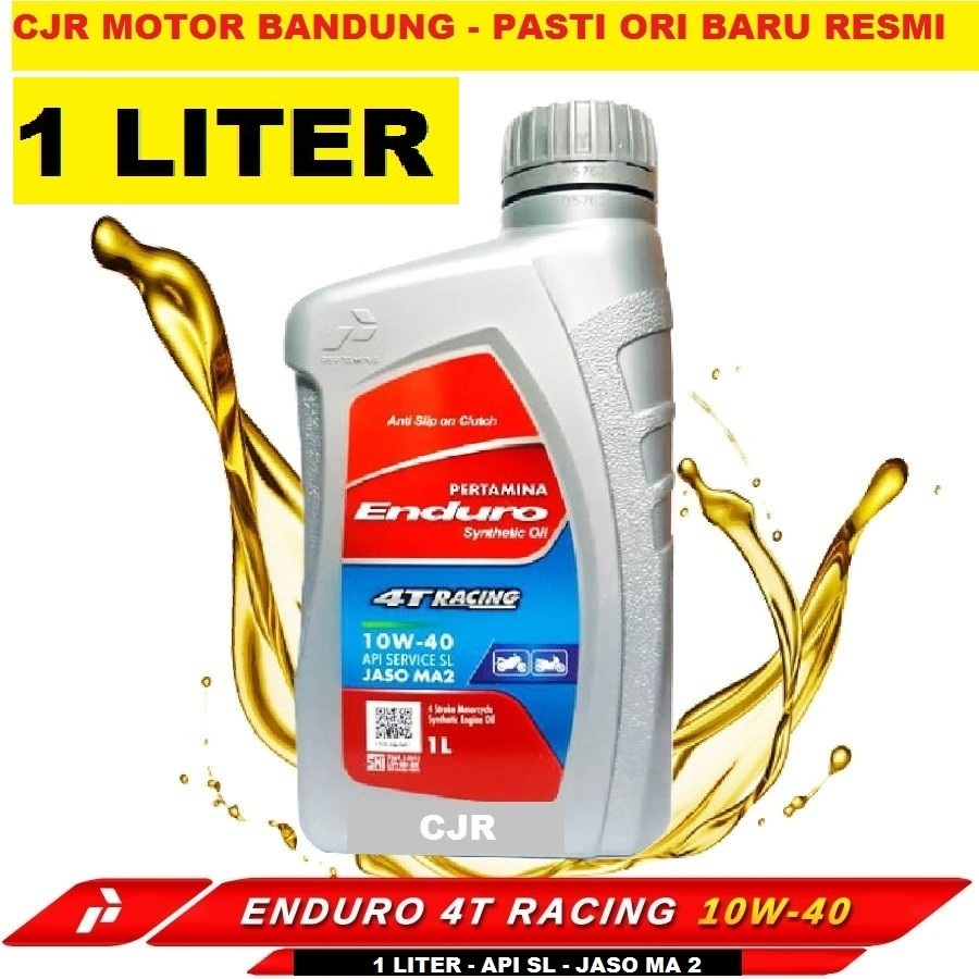 Jual Oli Motor 4T PERTAMINA Enduro Racing 10w 40 1L ORI RESMI TERJAMIN Sport Touring VIXION ...