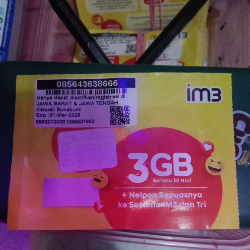 Jual Perdana im3 0k aktifan siap pakai | Shopee Indonesia