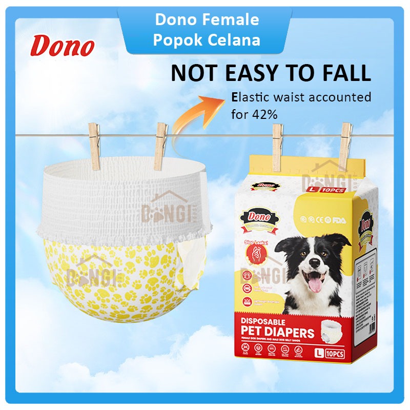 Jual Popok Hewan Model Celana Anjing Betina Dono Pull Up Diaper Kucing ...