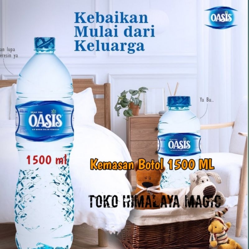 Jual Oasis Kemasan botol 1500 ml 1 Karton | Shopee Indonesia