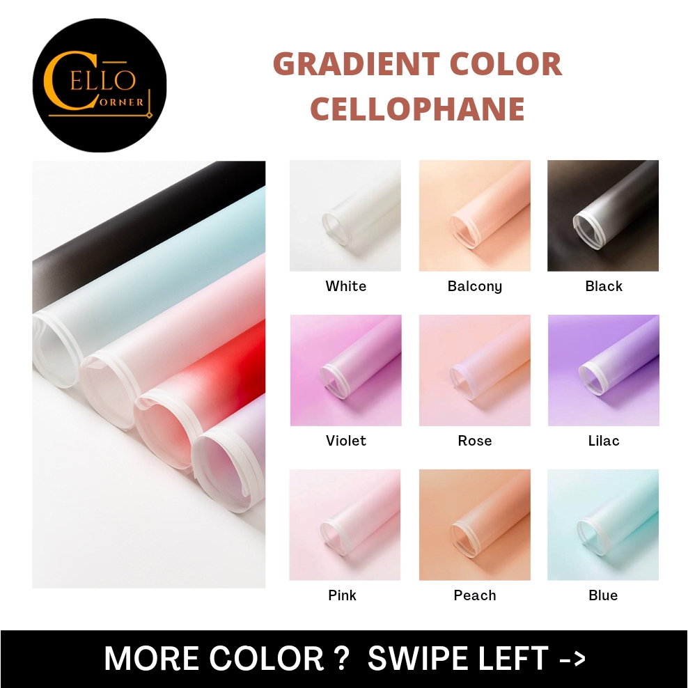 Jual GRADIENT COLOR CELLOPHANE / Cellophane Gradasi / Gradient ...