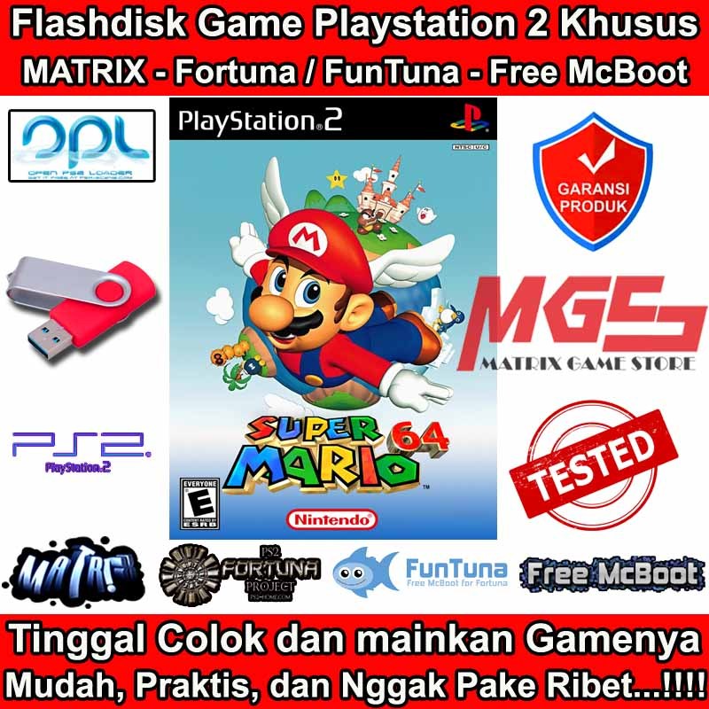Jual Flashdisk Game PS2 PS 2 Super Mario 64 | Shopee Indonesia