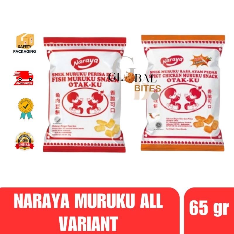 Jual Naraya Muruku Otak-Ku Otakku Maruku Fish / Snack Otak-Otak / Snek ...