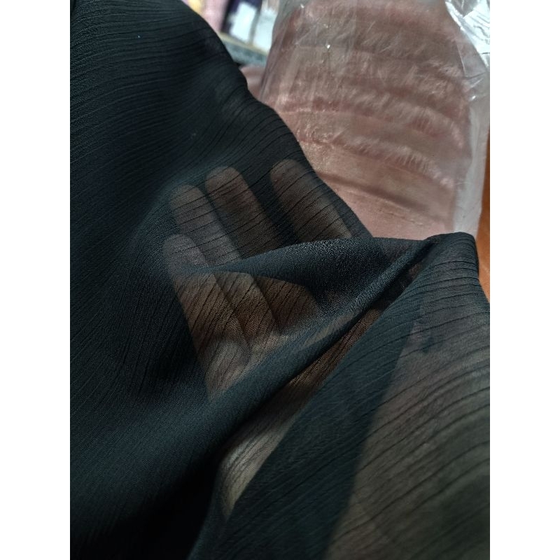 Jual Kain Sifon Crinkle | Bahan Chiffon Yoryu Serat Jagung | Shopee ...