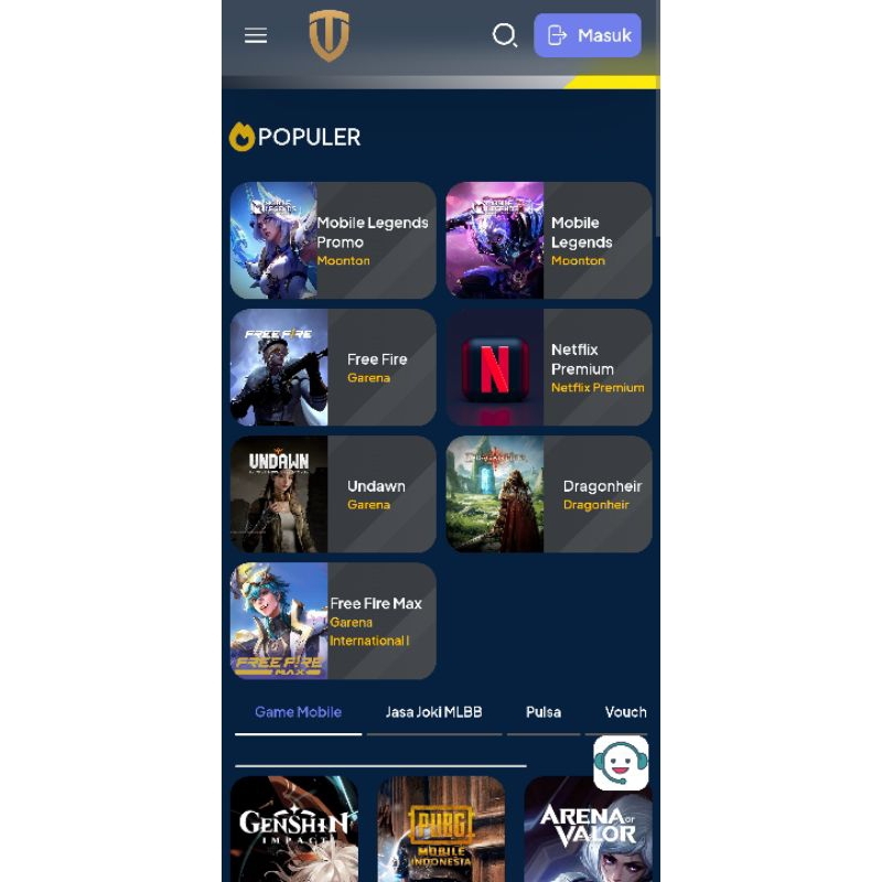 Jual Source code Script Topup Game Pulsa PPOB | Full Otomatis | Modern ...