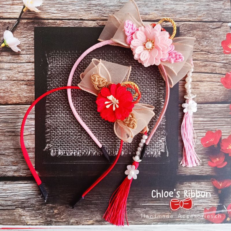 Jual Chloe's Ribbon | Handmade Bando Imlek CNY Aksesories Rambut ...