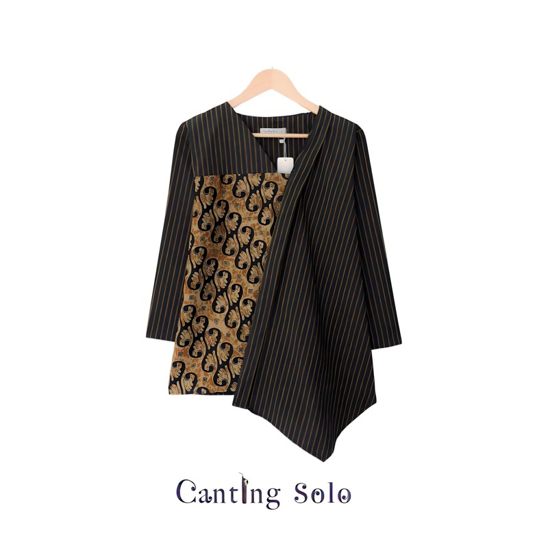 Jual Batik Kahyang Blouse Kantor Kerja Wanita Hijab jumbo Bigsize Batik ...