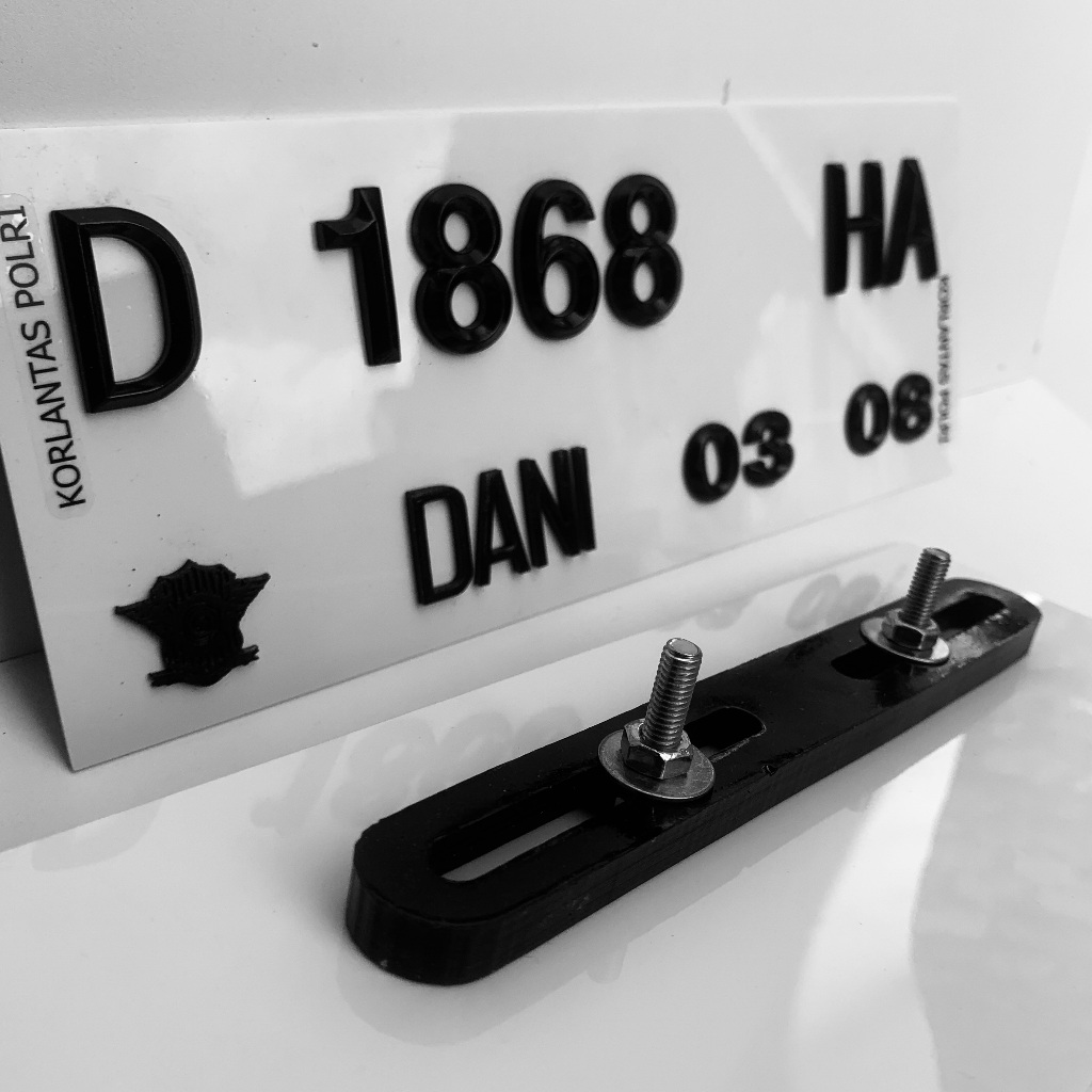 Jual PLAT NOMOR MOTOR CUSTOM VARIASI LANCIP TIMBUL 3 DIMENSI AKSESORIS ...