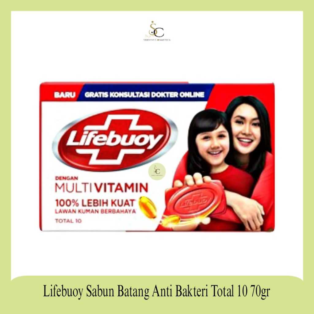 Jual Lifebuoy Sabun Mandi Batang Multivitamin Anti Bakteri TOTAL 10 ...