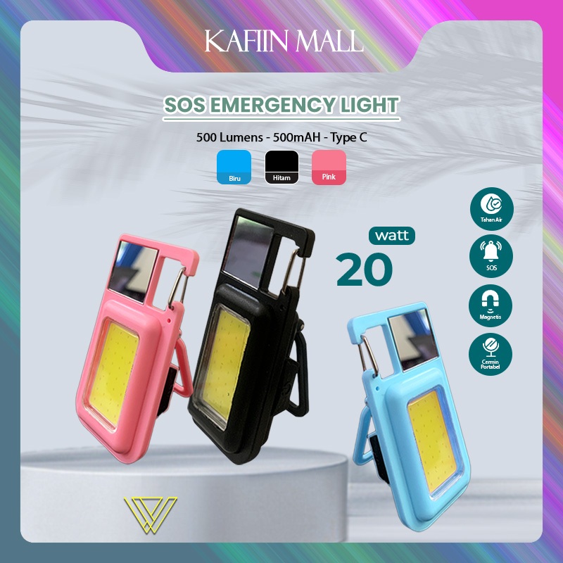 Jual 500LM+500MA SOS Emergency Light/Lampu Olahraga Luar Ruangan/Lampu ...