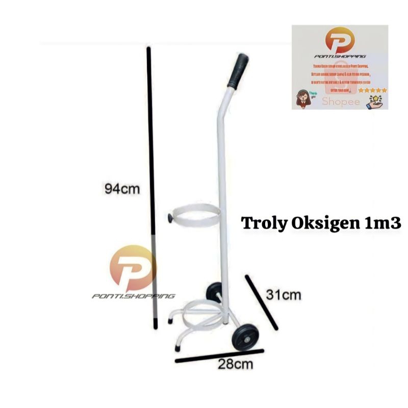 Jual Troly Tabung Oksigen / Troly Oksigen | Shopee Indonesia