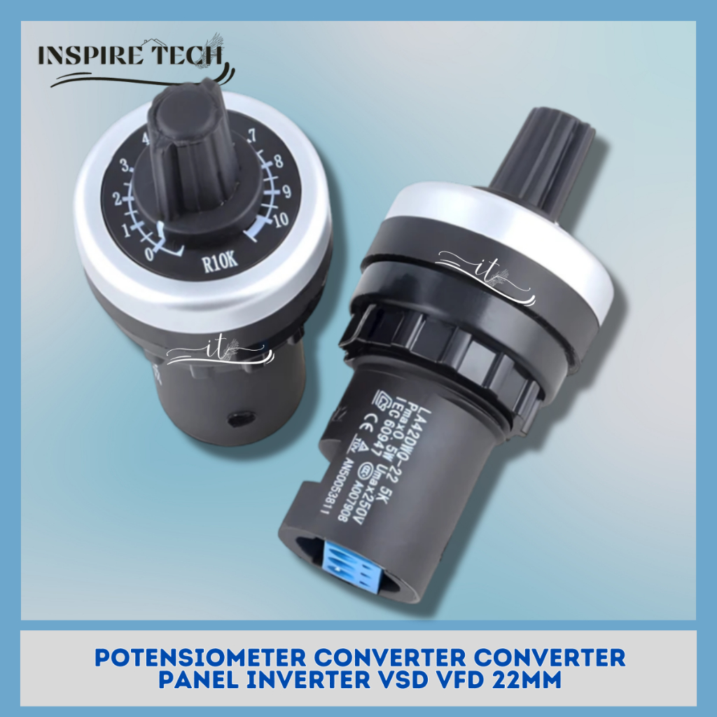 Jual Potensiometer 5K & 10K PRECISION Converter Panel Inverter VSD VFD ...
