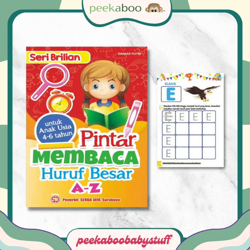 Jual BUKU PINTAR MEMBACA HURUF BESAR A-Z || BUKU SERI BRILIAN PINTAR ...