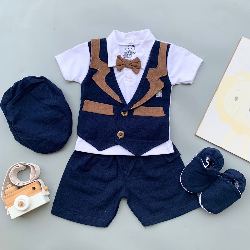 Jual babyshops pakaian setelan tuxedo baju bayi laki laki bayi cowok ...