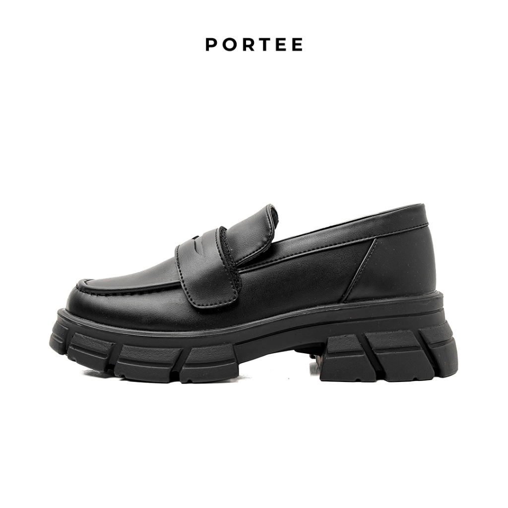Jual Sepatu Wanita Portee Goods Monolith Adjustable Loafers Hitam ...