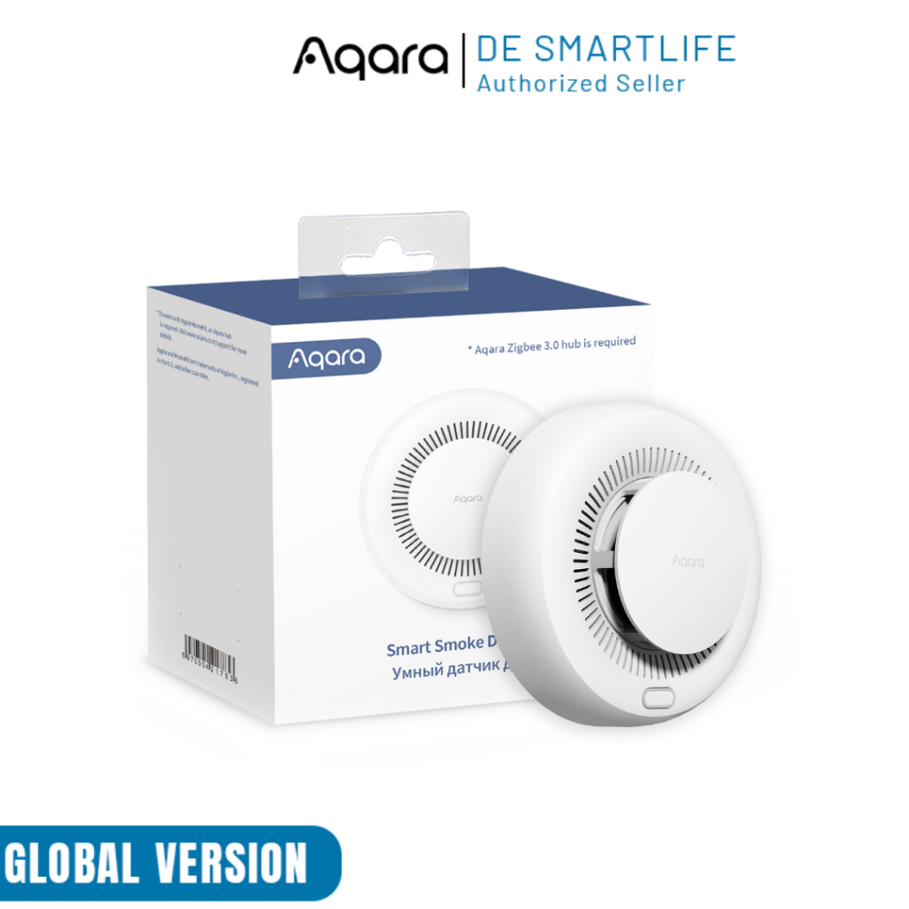Jual AQARA Smart Smoke Detector Sensor Deteksi Asap Zigbee Versi Global ...