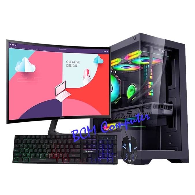 Jual FULL SET PC GAMING AMD RYZEN 5 5600G/16GB DDR4/Monitor 24" Siap ...