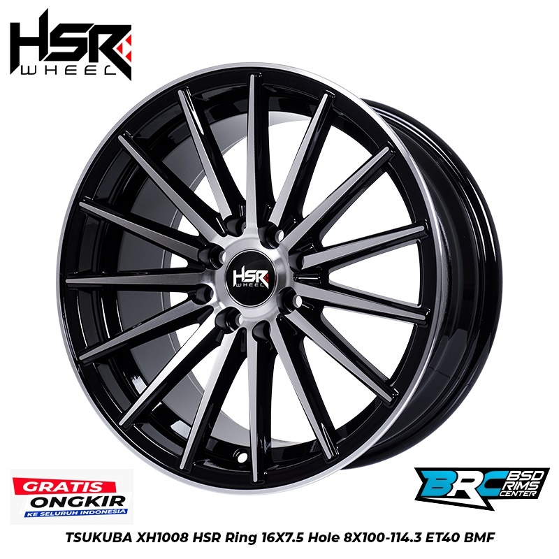 Jual VELG BUAT MOBIL HONDA CITY, YARIS, FREED HSR TSUKUBA XH1008 RING 16X75 | Shopee Indonesia