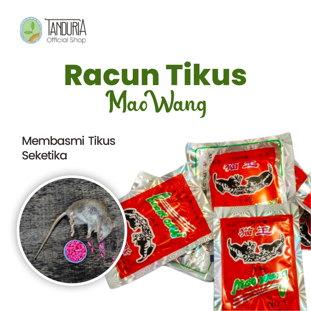 Jual TANDURIA - Maowang Racun Tikus Padat Pembasmi Tikus Obat Hama ...