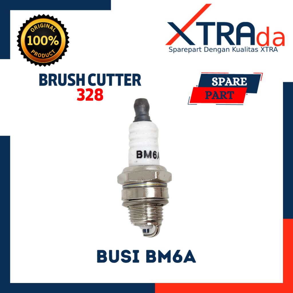 Jual Busi Mesin potong rumput bm6a Sparkplug Brush Cutter | xtradapart ...
