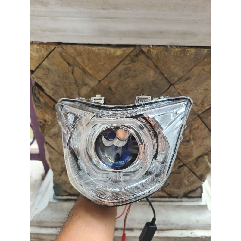 Jual Lampu Depan MX king Set Biled SE doubel Laser 60 watt reflektor Mx ...