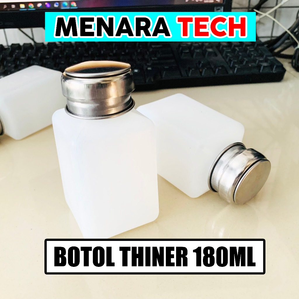 Jual Botol Tiner 60 Besar 180ML | Shopee Indonesia