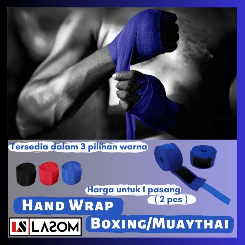 Jual Hand Wrap Muaythai Handwrap Boxing Tinju MMA Weightlifting ...