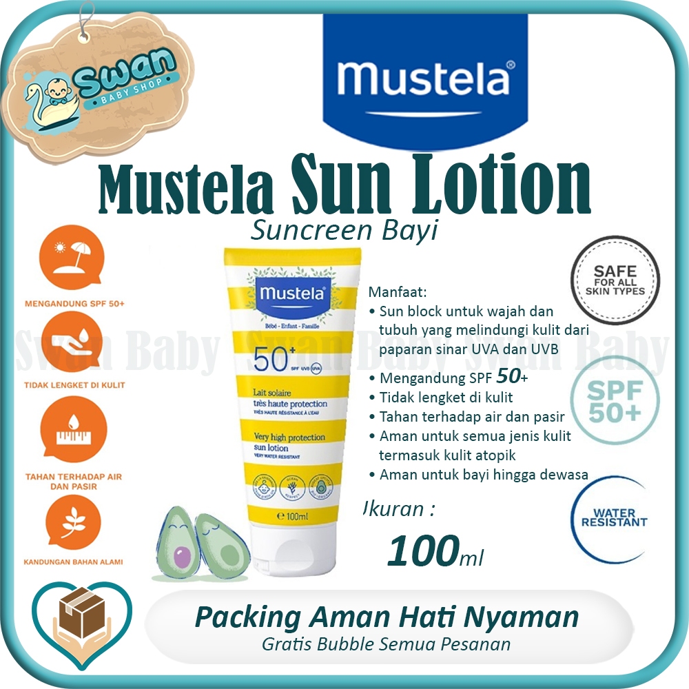 Jual Mustela High Protection Sun Lotion / Sunscreen Bayi | Shopee Indonesia