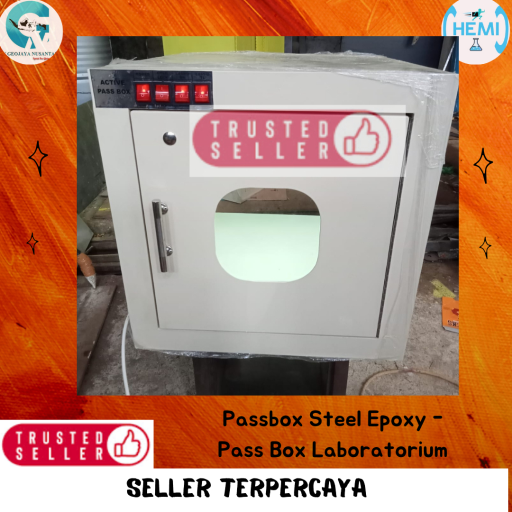 Jual Passbox Steel Epoxy - Pass Box Laboratorium 60x60x60cm ECO ...