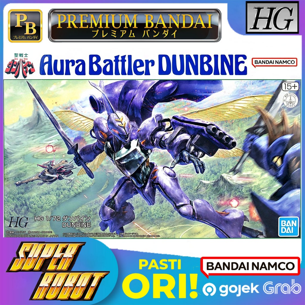 Jual 𝗕𝗔𝗡𝗗𝗔𝗜 HG 1/72 Dunbine - Aura Battler Dunbine REVIVE P-BANDAI Limited | Shopee Indonesia