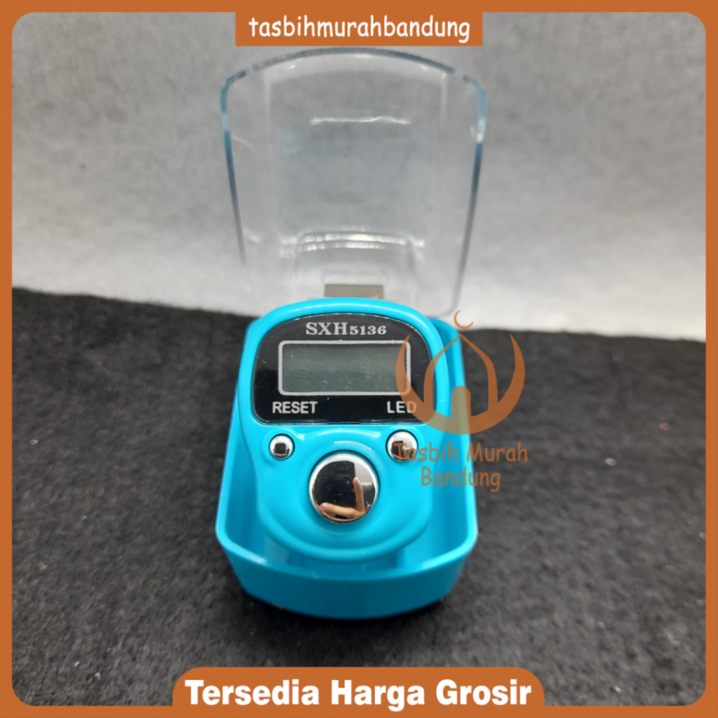 Jual Tasbih Digital LED Finger Counter Kotak Kaca | Shopee Indonesia
