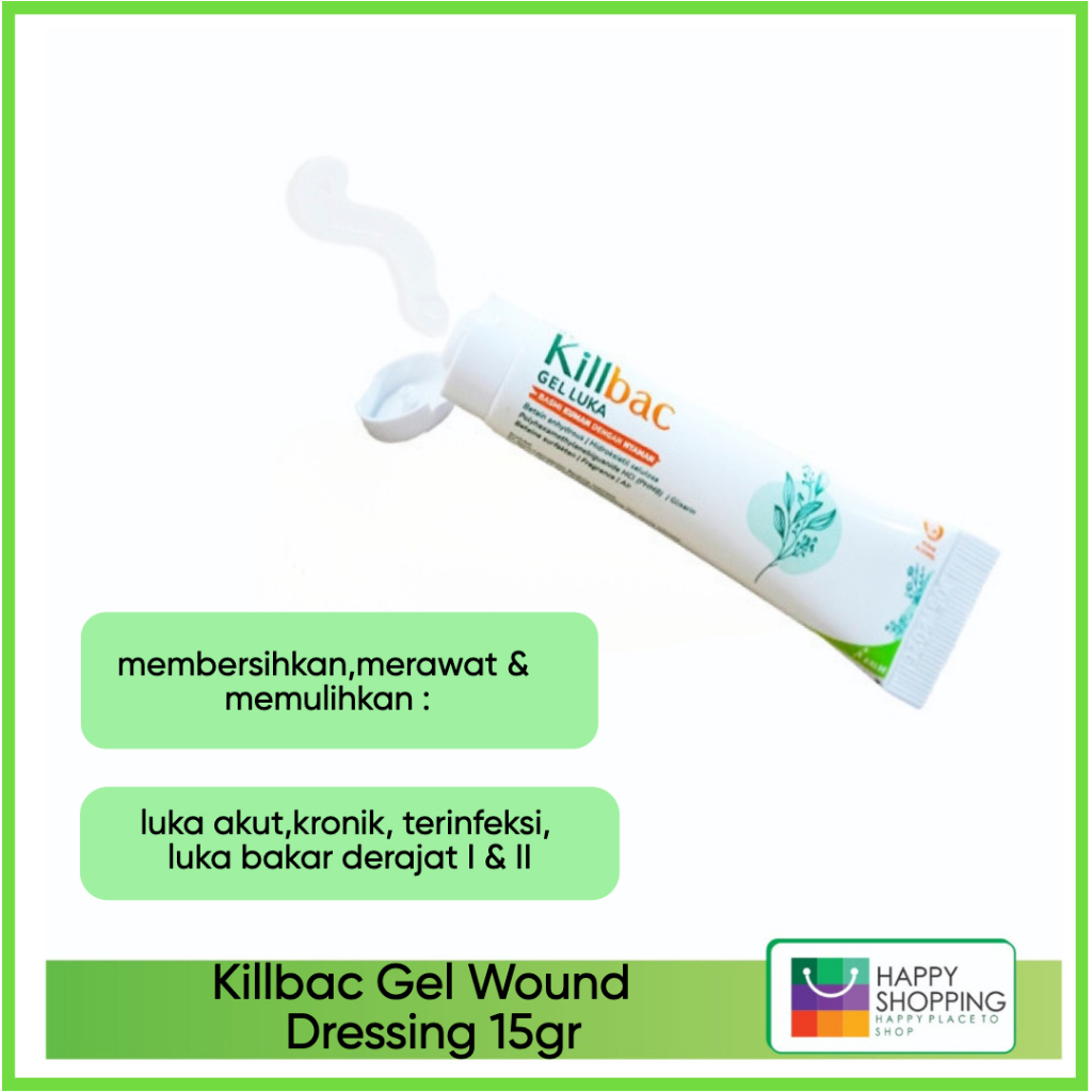 Jual Killbac Gel Wound Dressing - Hydrogel Luka 15 Gram | Shopee Indonesia