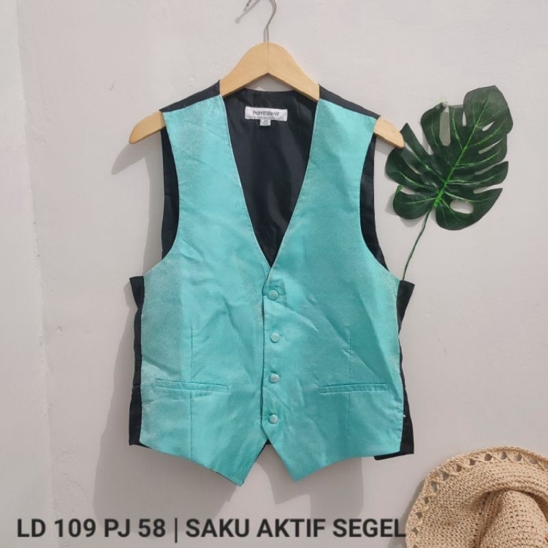Jual Vest Blazer Motif Vintage / Rompi Blazer Motif Vintage / Tailored ...