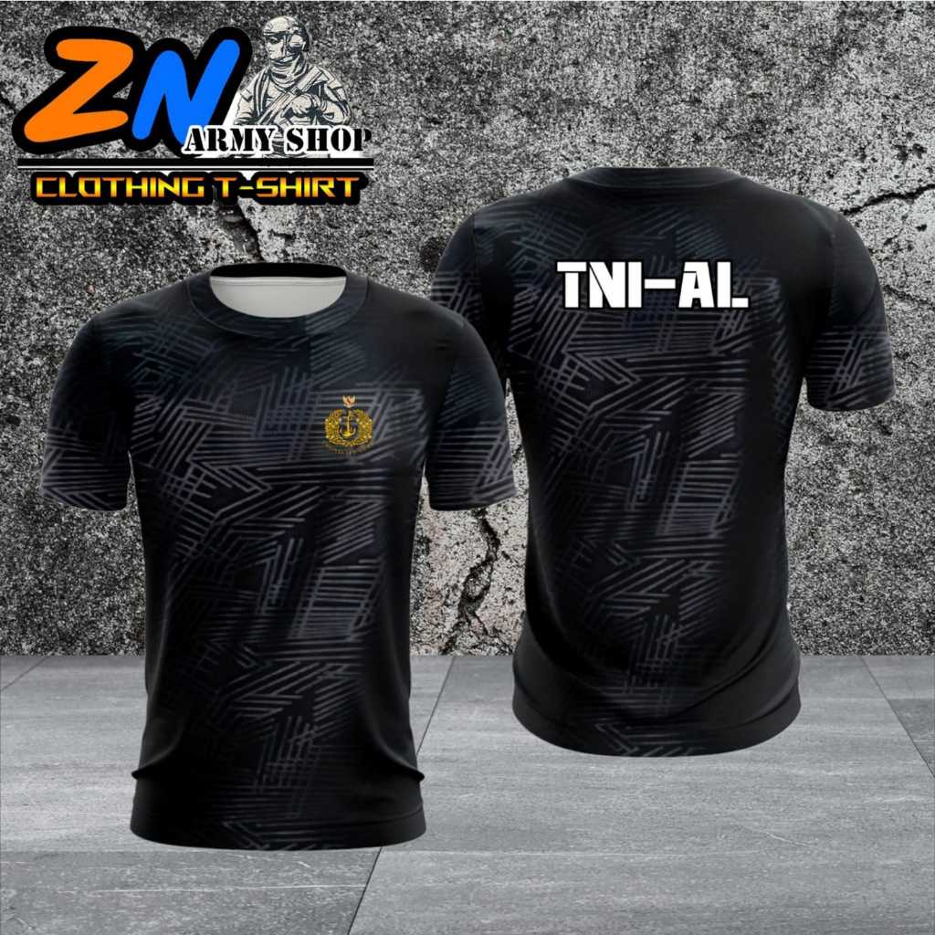 Jual Kaos jersey olahraga running TNI AL angkatan laut terbaru bahan embos / kaos dan baju ...