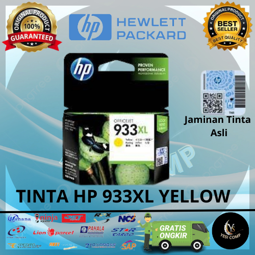 Jual Tinta HP 933XL Yellow/Kuning Original Cartridge untuk Printer ...