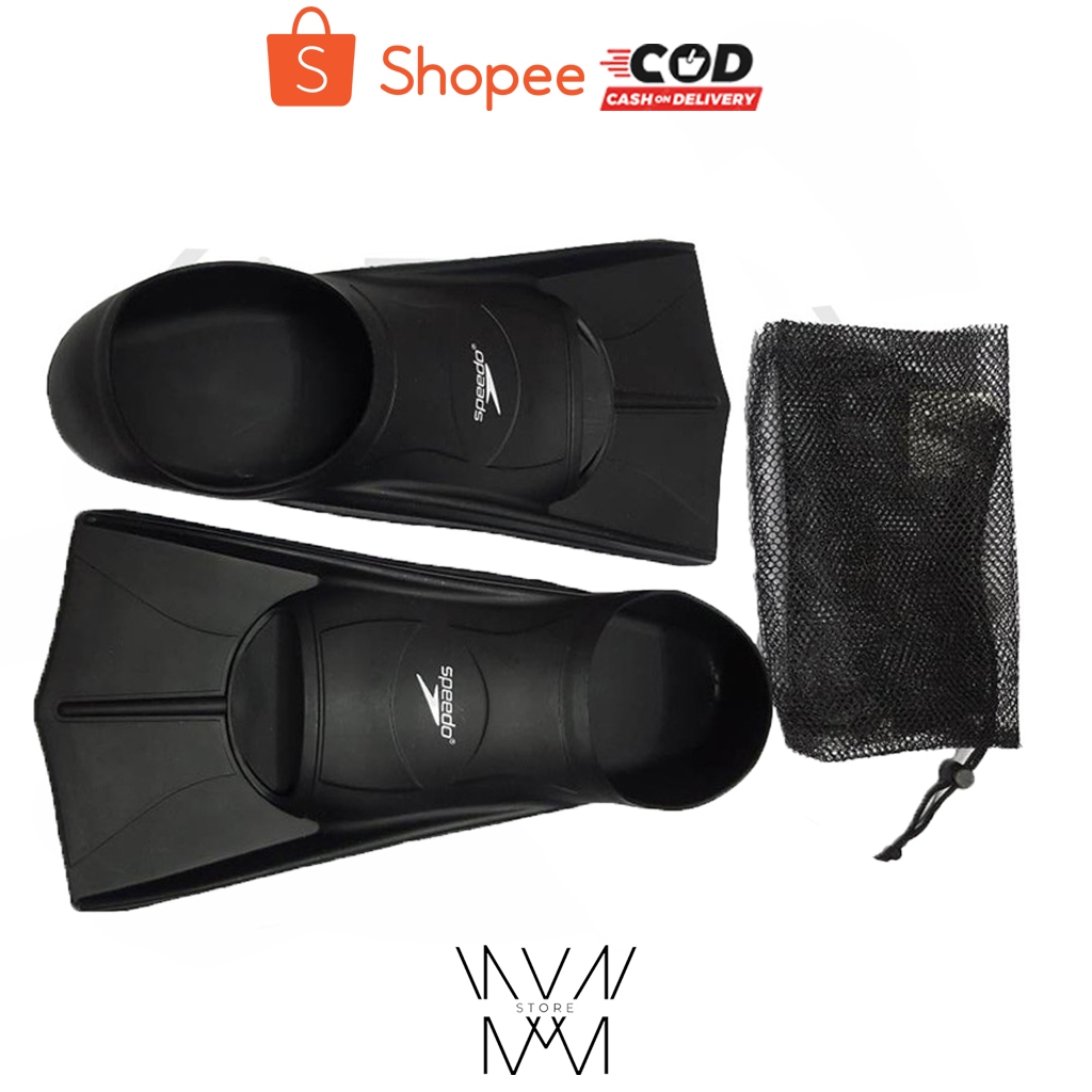 Jual SPEEDO Sepatu renang atau kaki katak speedo original - Hitam ...