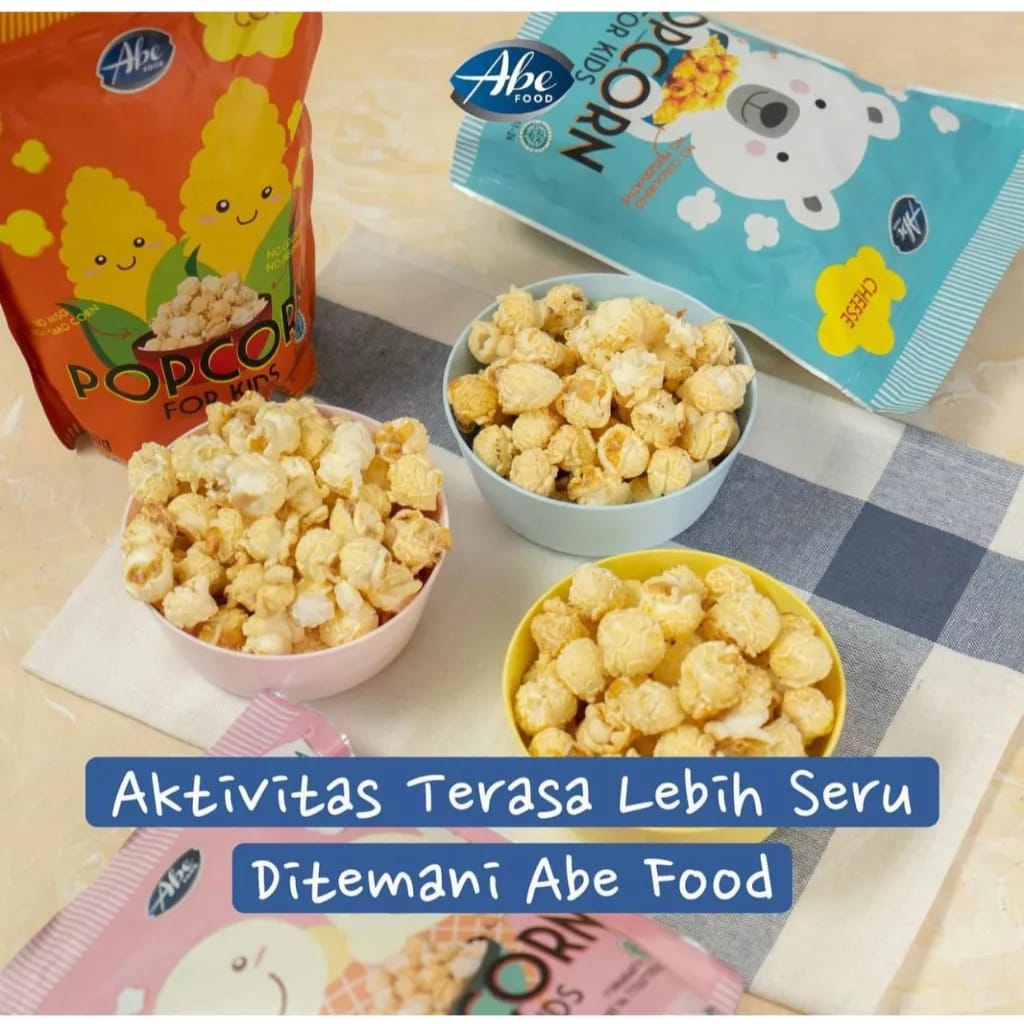 Jual Abe Food Popcorn For Kids 80Gr - Popcorn Kids - Makanan anak ...