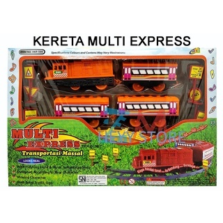 Jual Mainan Kereta Api Multi Express Transportasi Massal Mainan Anak