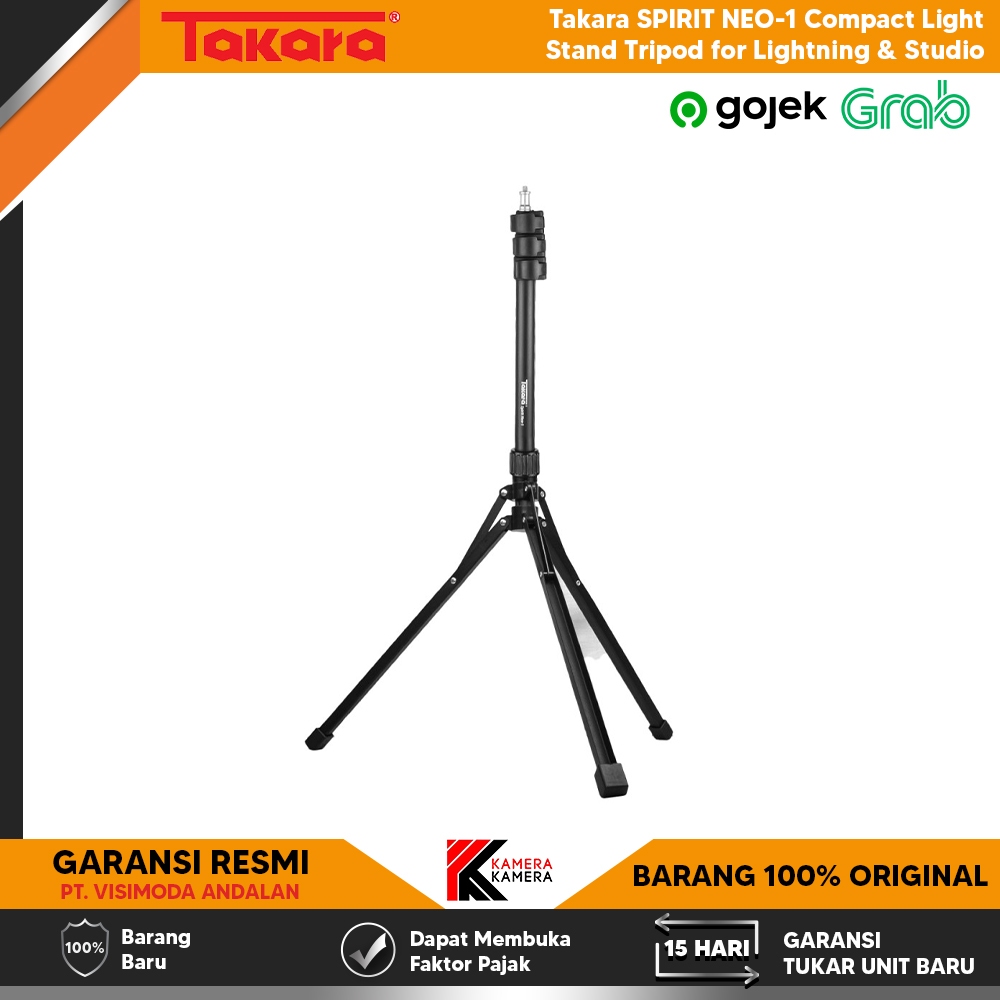 Jual Takara SPIRIT NEO-1 Compact Light Stand Tripod for Lightning & Studio | Shopee Indonesia