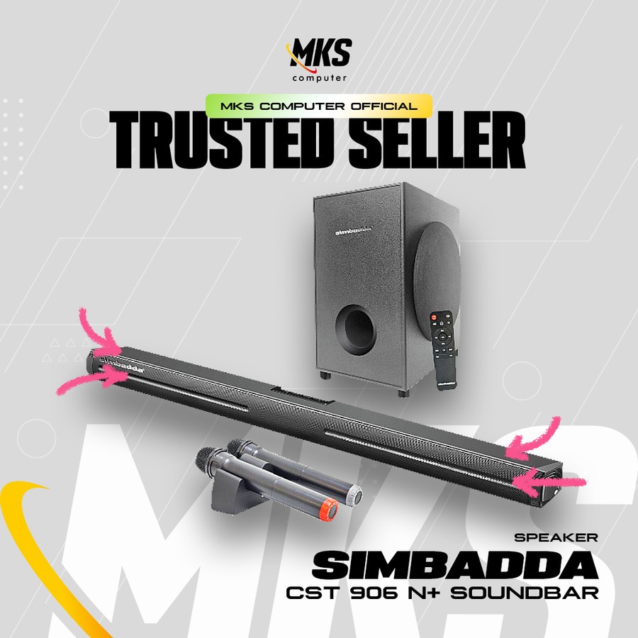 Jual Simbadda CST 906N+ Soundbar TV Wireless Bluetooth Home Theater ...