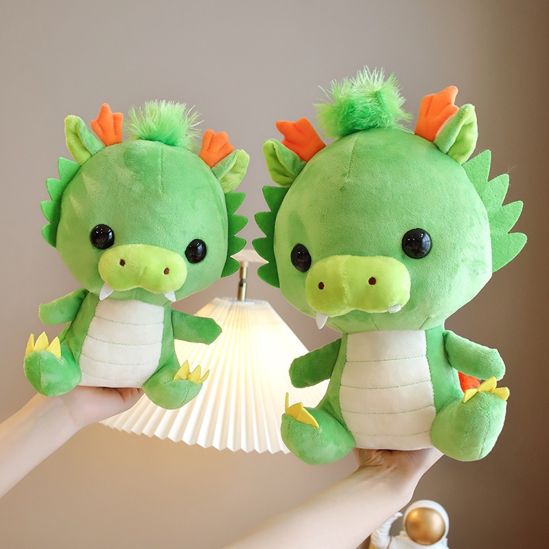 Jual Little Green Dragon Mascot Plush Toy/Boneka Naga Hijau uk S-M ...