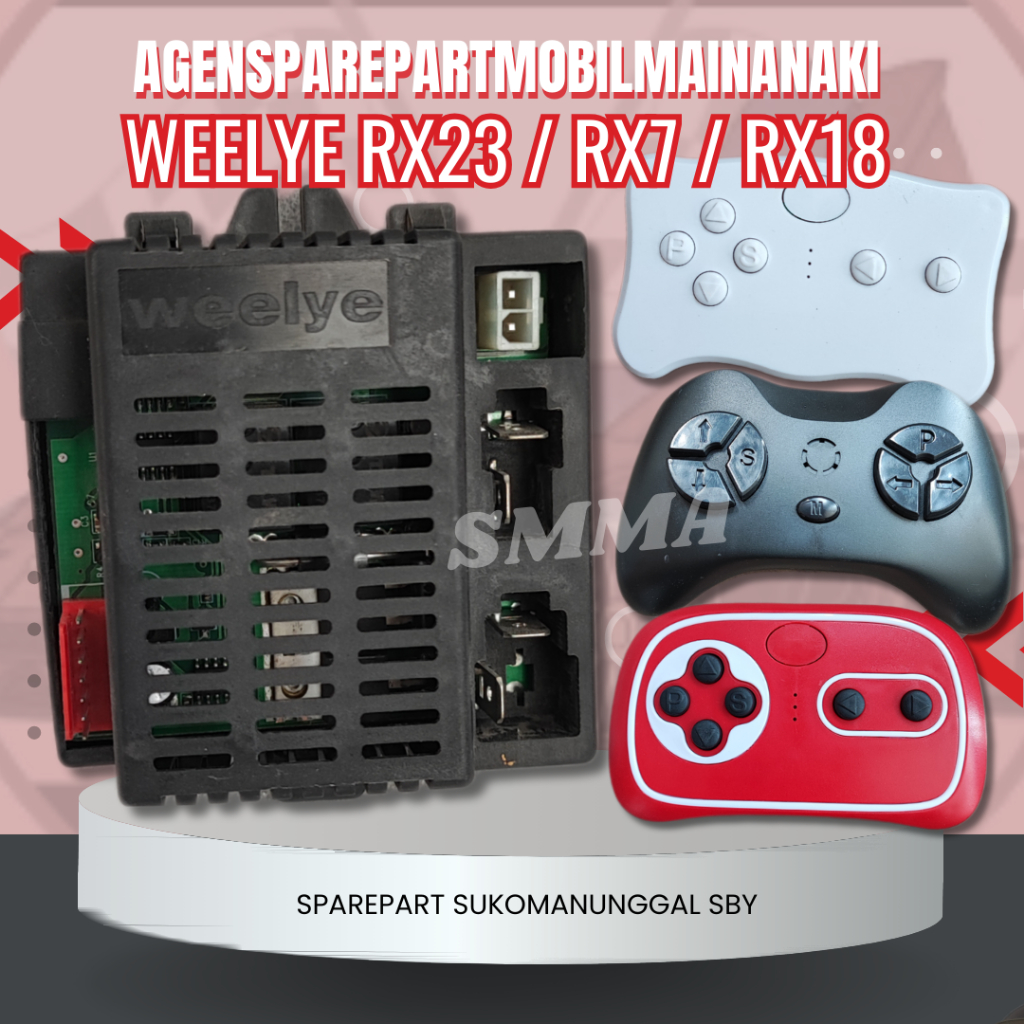 Jual ⚡Ready⚡Receiver + Remote Control 2,4Ghz 12v RX18 Pengganti nya ...